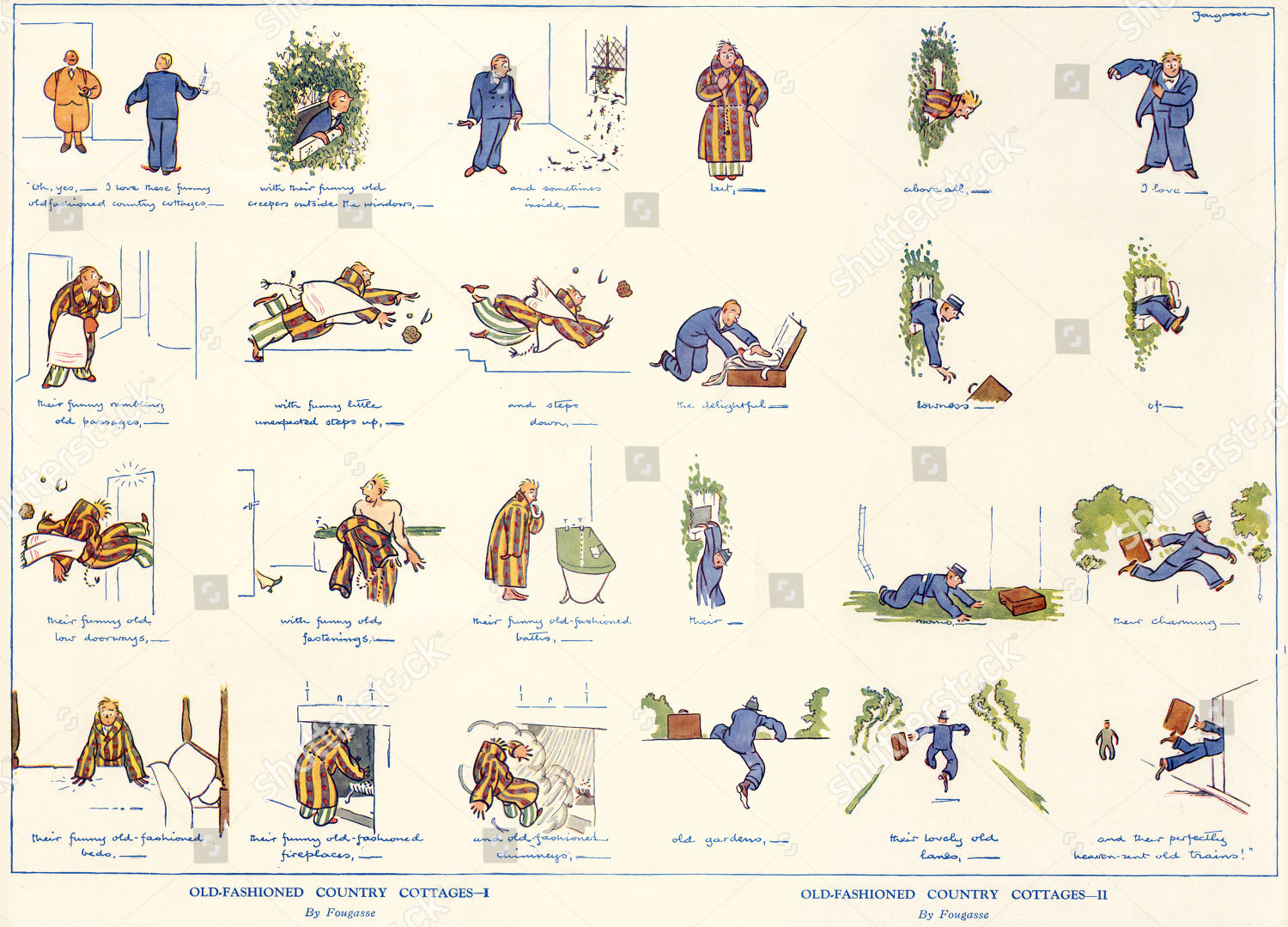 Sequential Cartoon By Fougasse Kenneth Cyril Editorial Stock Photo ...