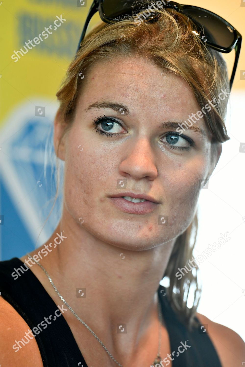 Dutch Sprinter Dafne Schippers During Press Editorial Stock Photo ...