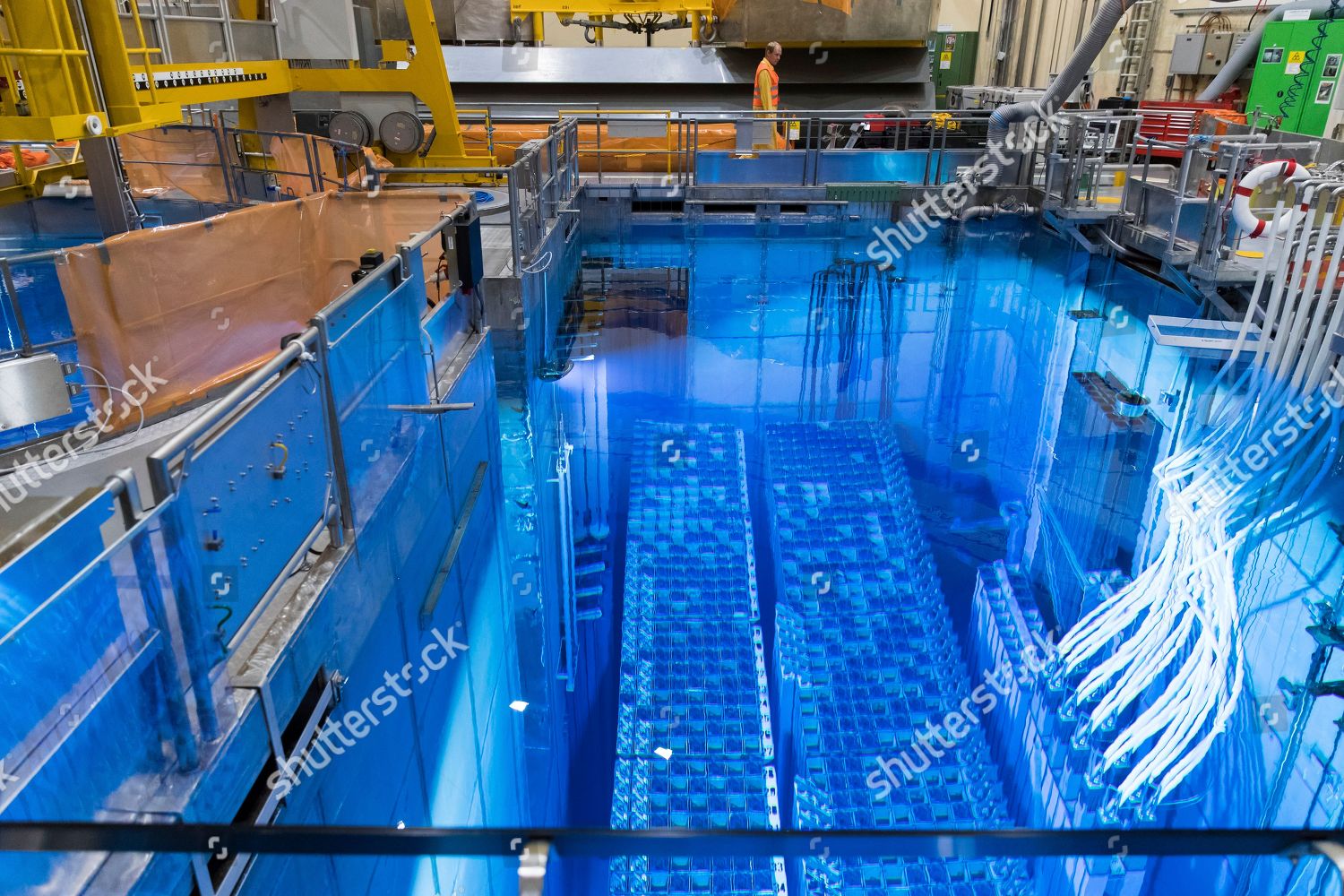 View Into Fuel Assembly Pool Reactor Editorial Stock Photo - Stock ...