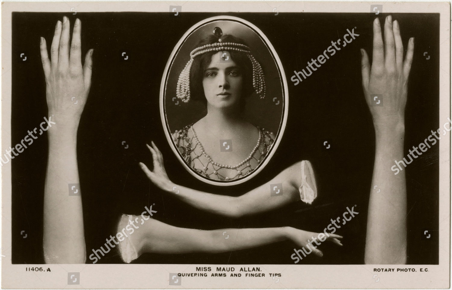 Maud Allan 18731956 Pianistturnedactor Dancer Choreographer Editorial ...