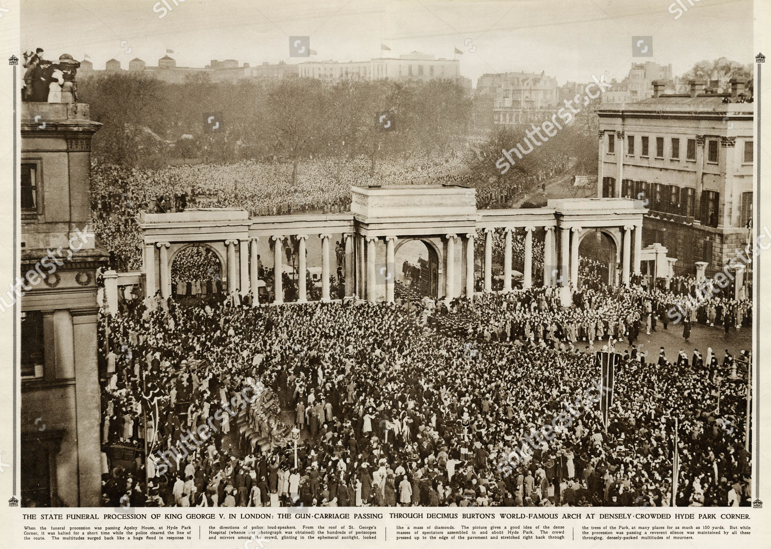 State Funeral Procession King George V Editorial Stock Photo - Stock ...