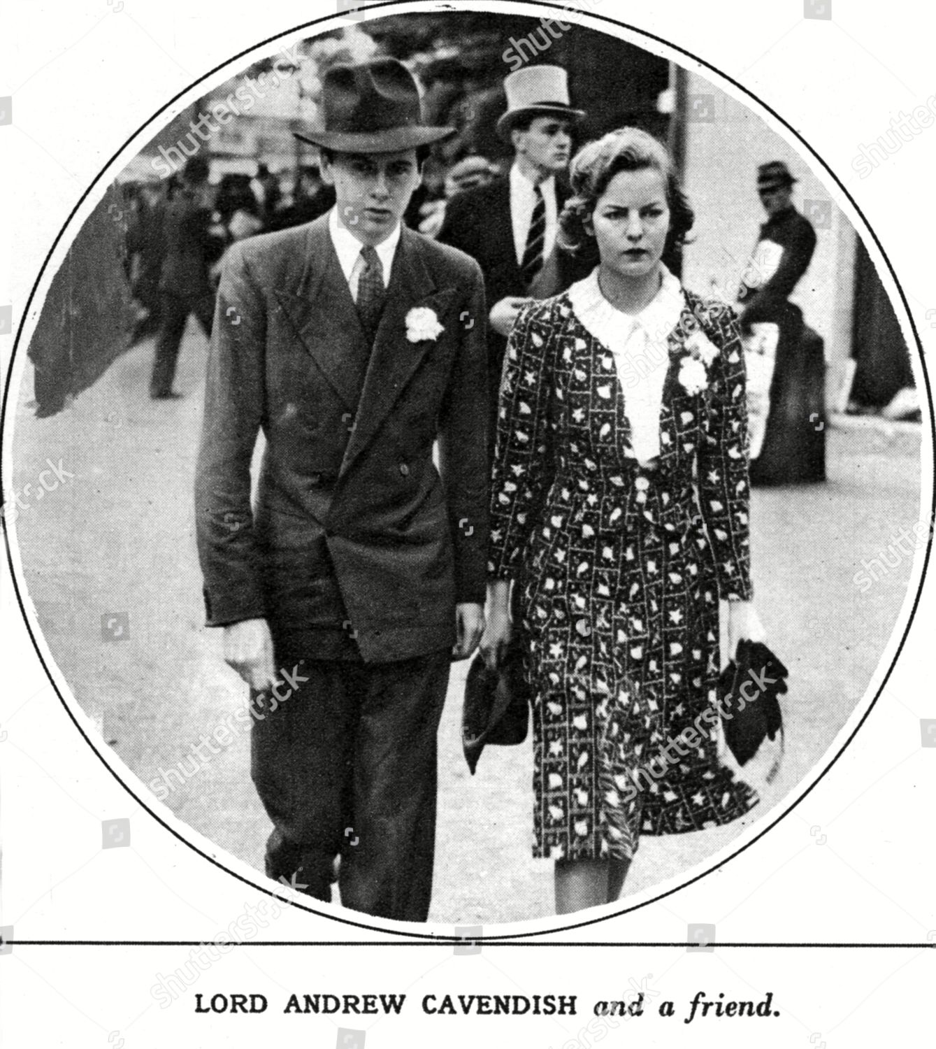 Lord Andrew Cavendish Pictured Woman Described Editorial Stock Photo ...