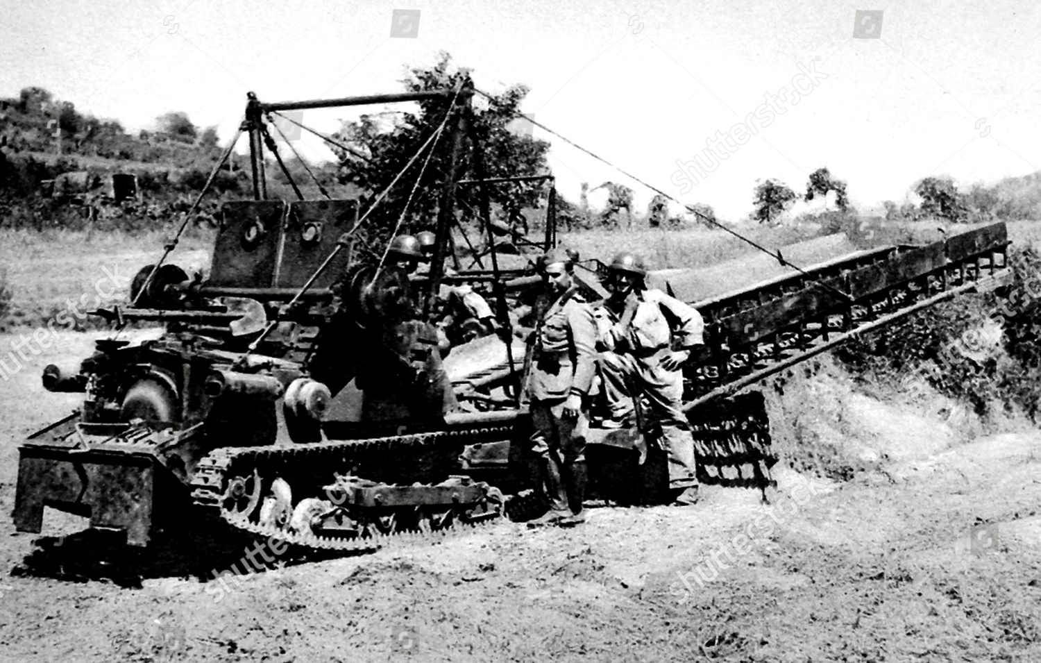 Photograph Showing Italian Army Tank Which Editorial Stock Photo ...