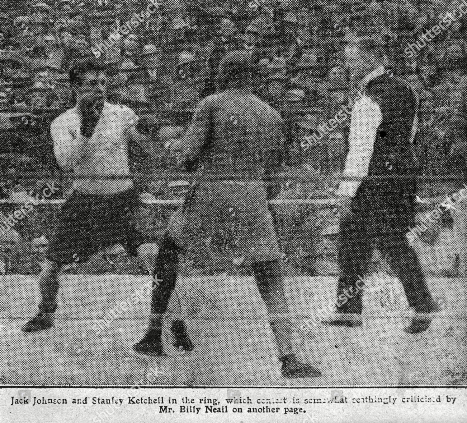 Jack Johnson 18781946 Nicknamed Galveston Giant Editorial Stock Photo ...