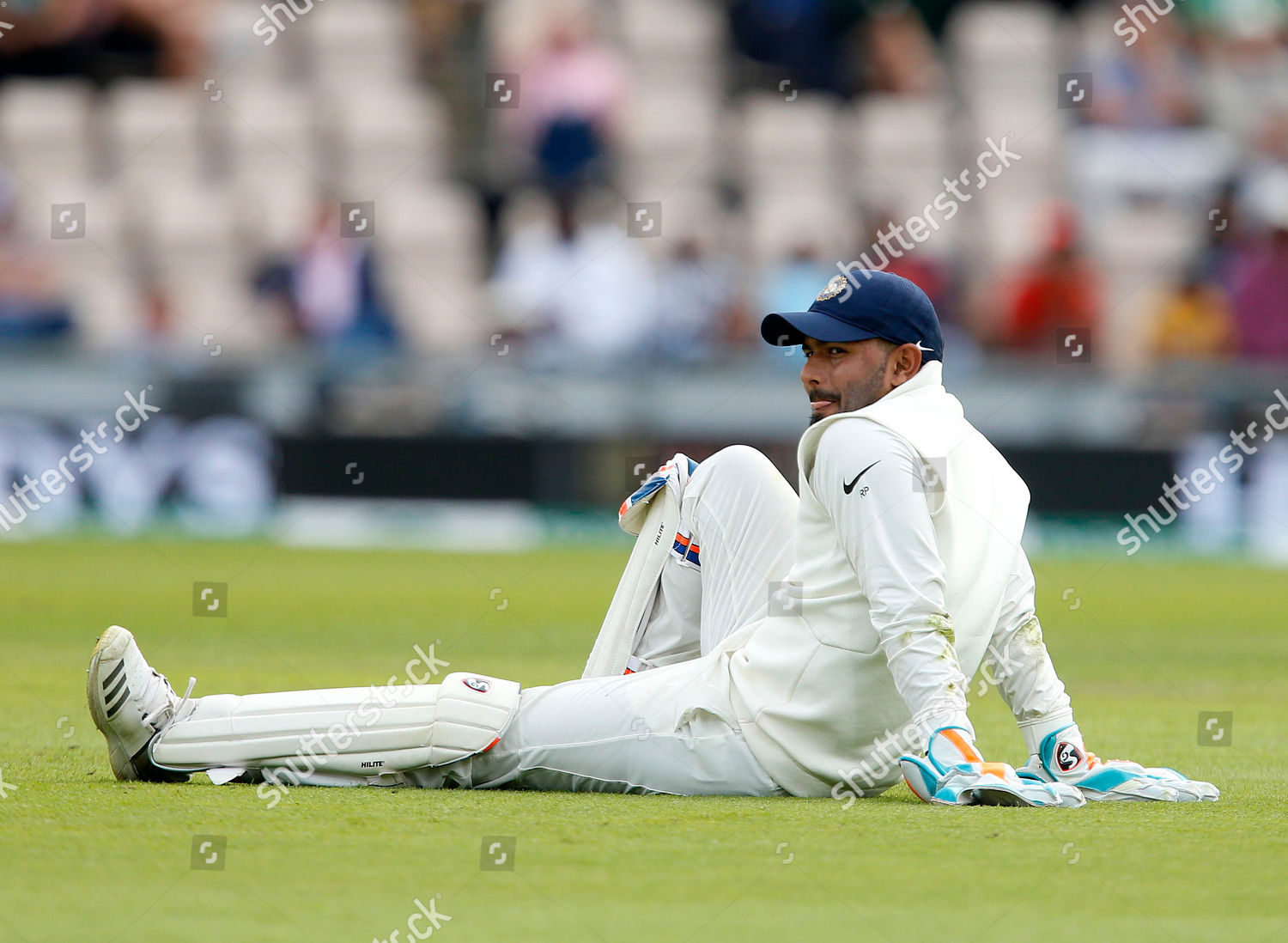 Rishabh Pant India Wicketkeeper After Conceding Editorial Stock Photo