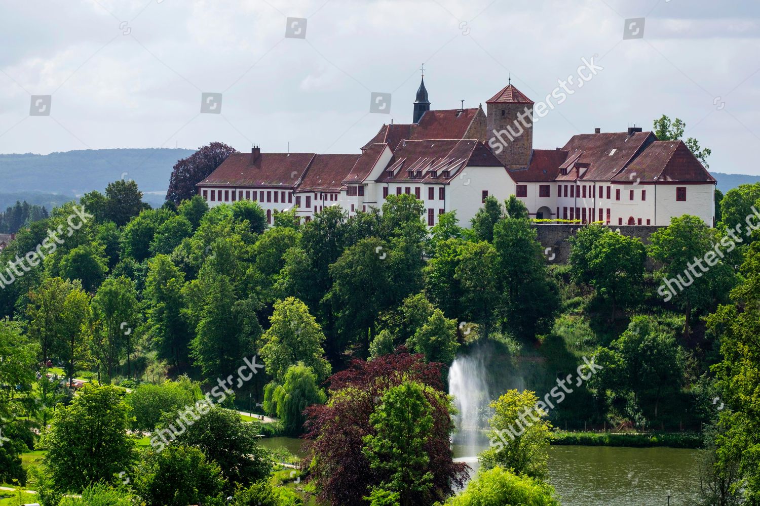 Iburg Castle Benedictine Abbey Bad Iburg Editorial Stock Photo - Stock ...
