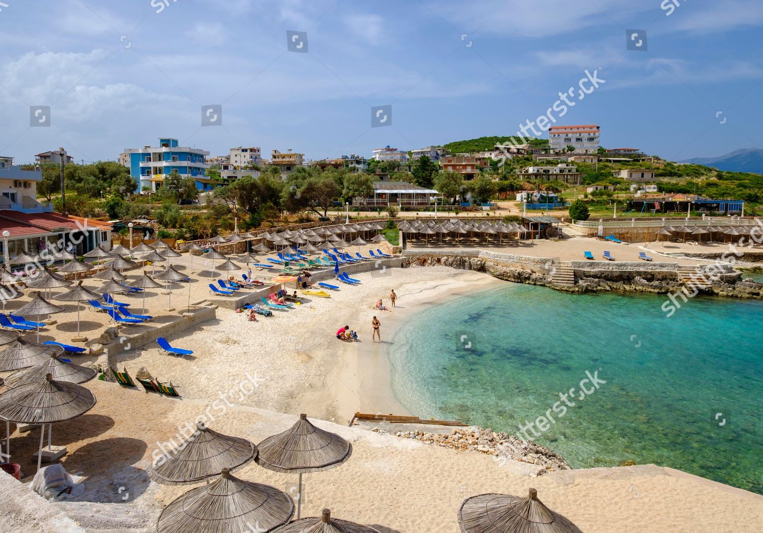 Beach Ksamil Butrint National Park Near Editorial Stock Photo - Stock ...