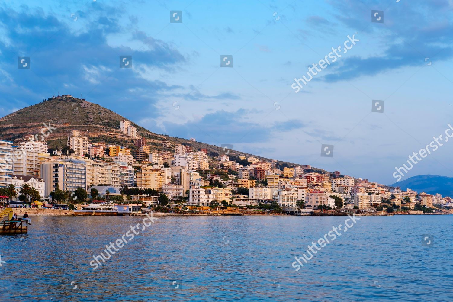 Saranda Sarande Qark Vlora Ionian Sea Editorial Stock Photo - Stock ...