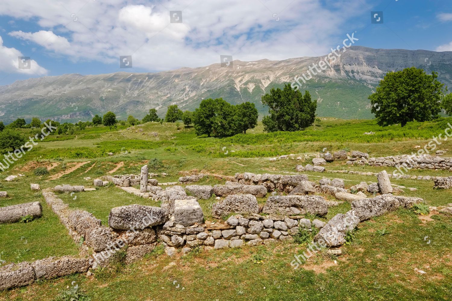 Archaeological Site Antigoneia Antigonea Antigone Lunxheria Editorial ...
