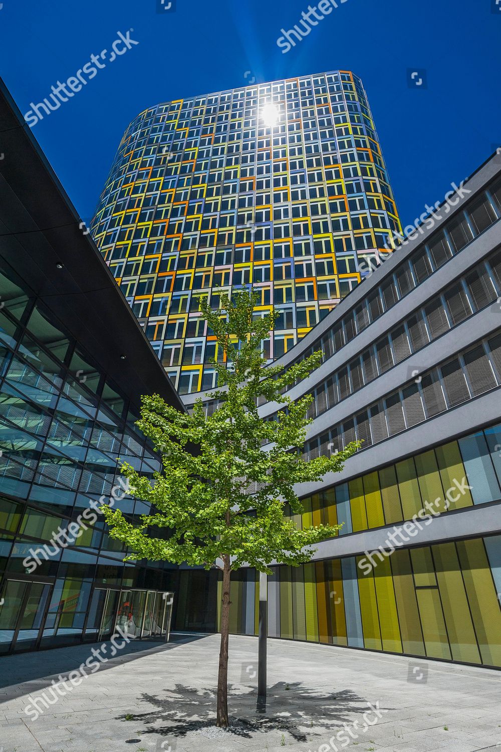 Inner Courtyard Adac Building Munich Upper Editorial Stock Photo ...