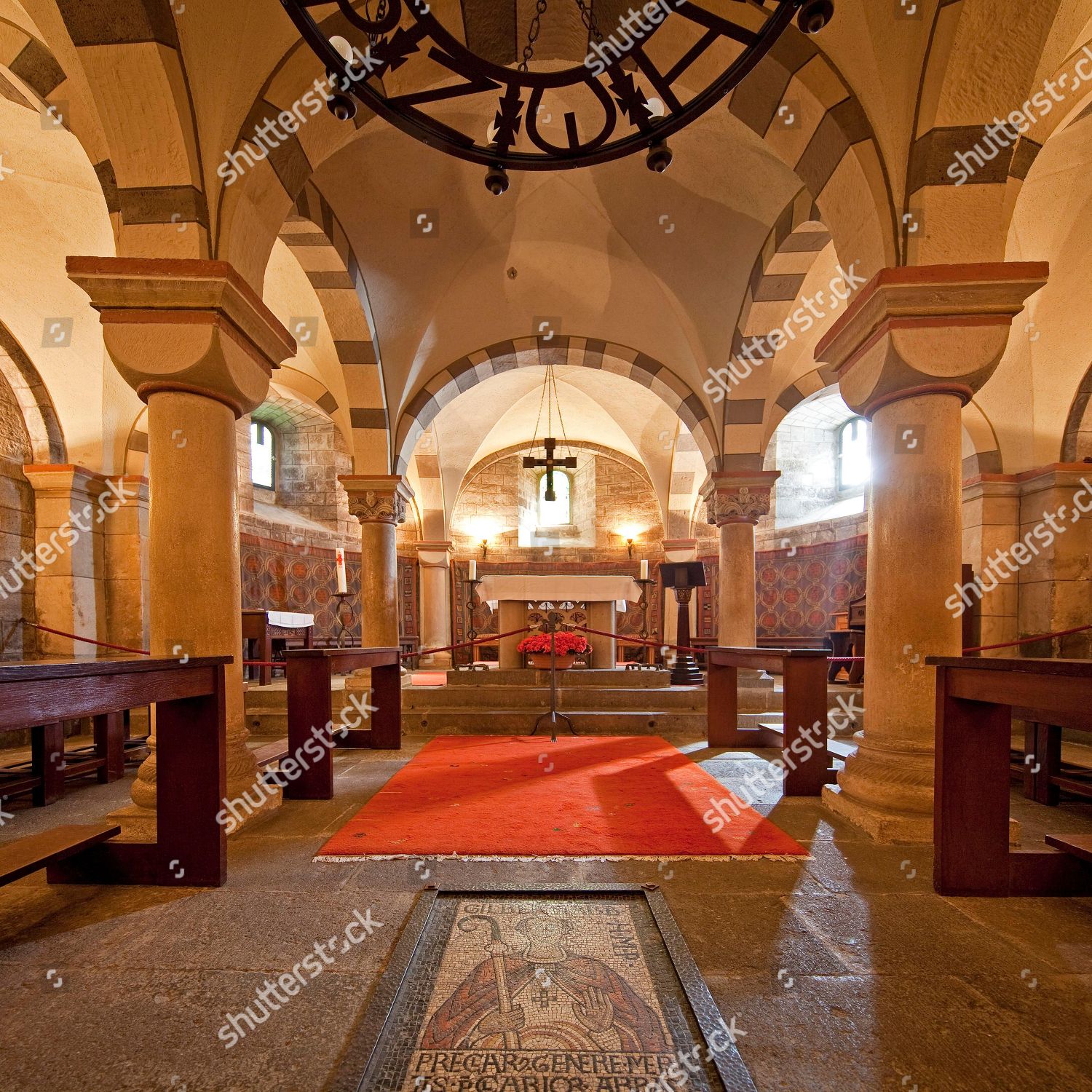 Interior Crypt Abbey Church Maria Laach Editorial Stock Photo - Stock ...