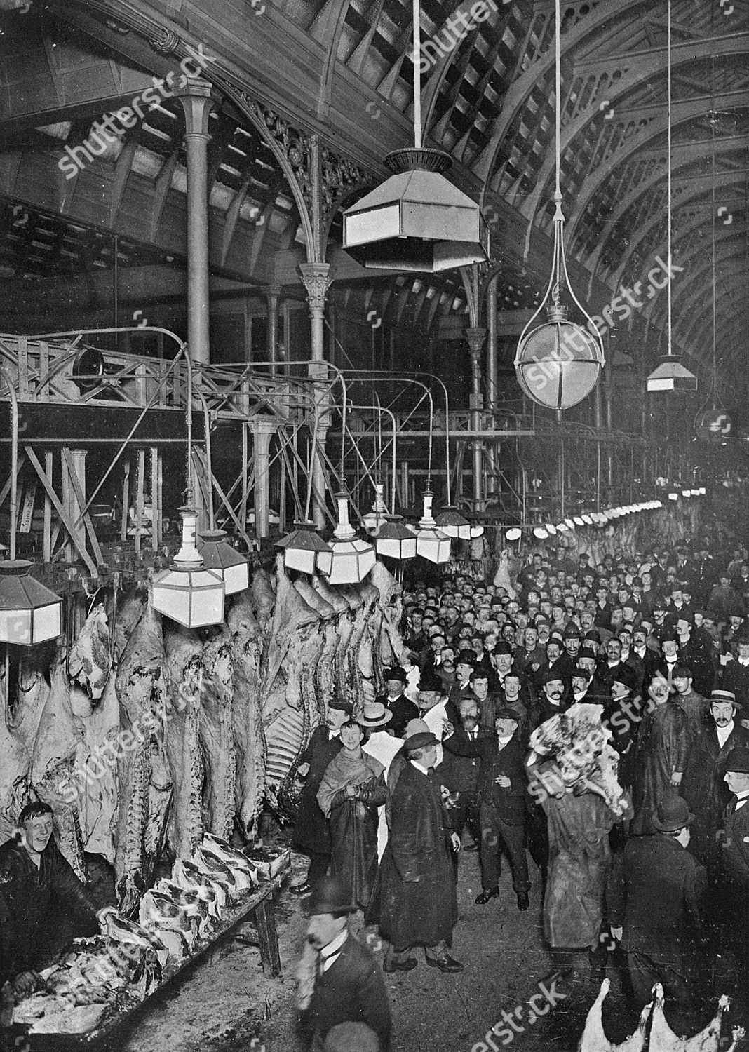 Overview Smithfield Meat Market London Showing Editorial Stock Photo ...