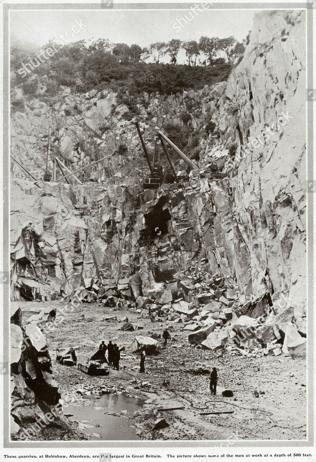 Rubislaw Quarry Located Hill Rubislaw West Editorial Stock Photo ...