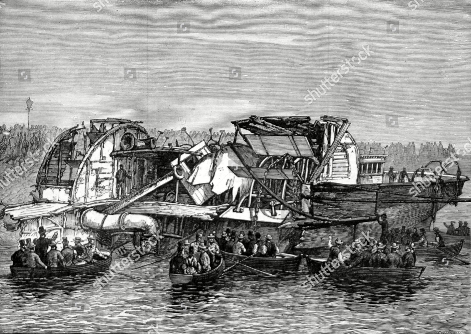 Wreck Princess Alice On Shore Woolwich Editorial Stock Photo - Stock ...