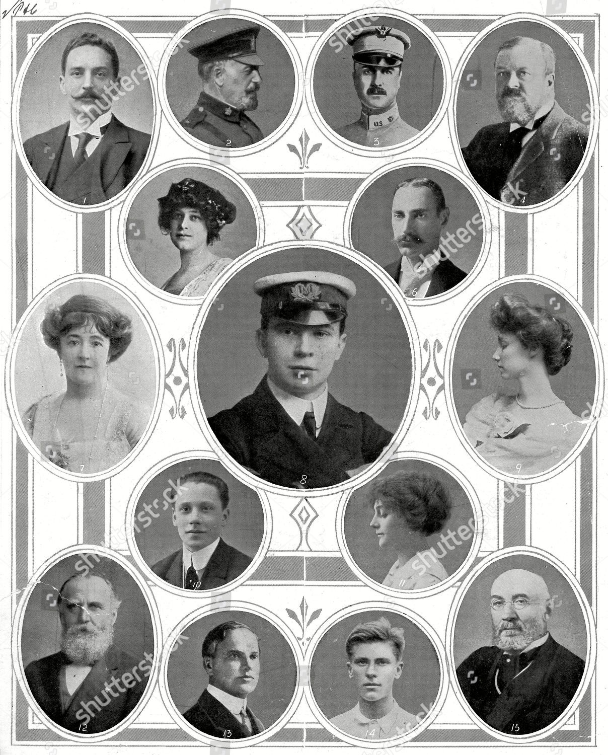 Notable Passengers On Board Titanic 1 Editorial Stock Photo Stock
