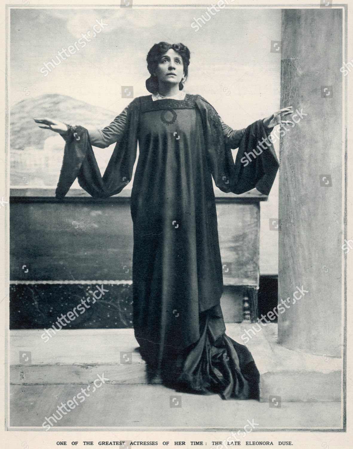 Photographic Portrait Eleonora Duse 185891924 Italian Editorial Stock ...