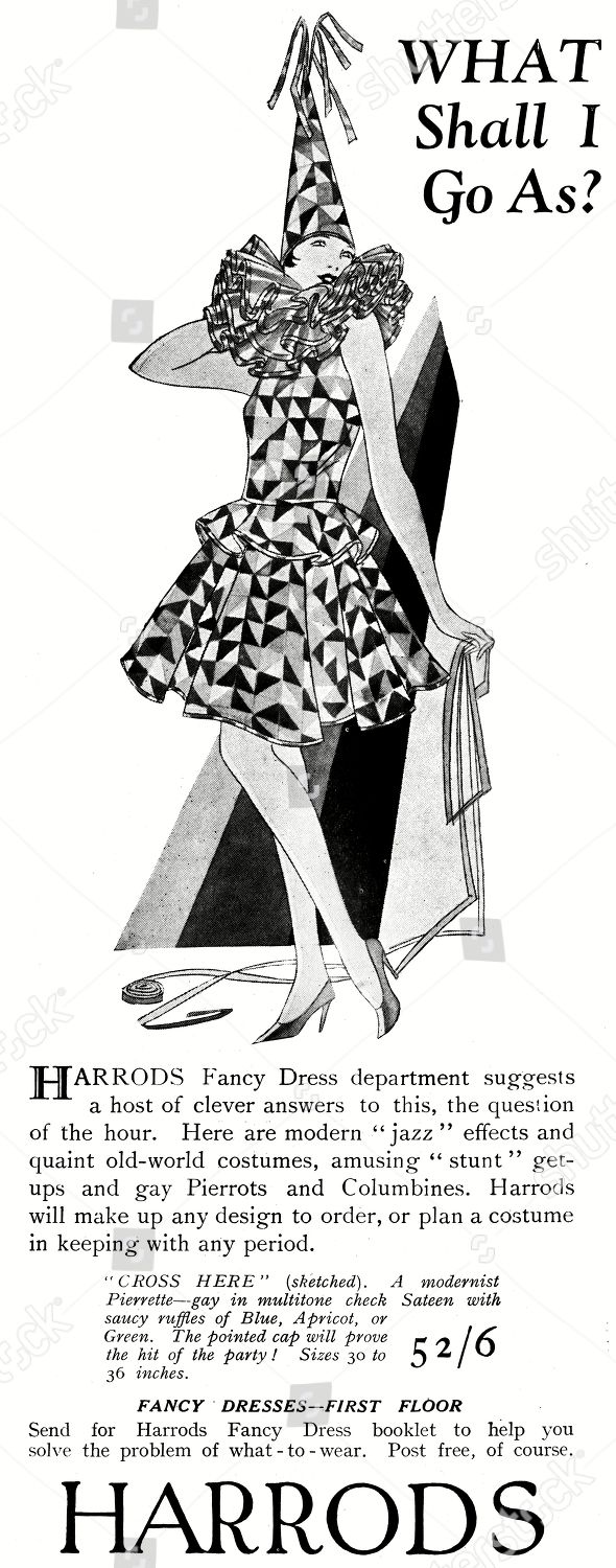 Black White Halfpage Advertisement Harrods Fancy Editorial Stock Photo ...