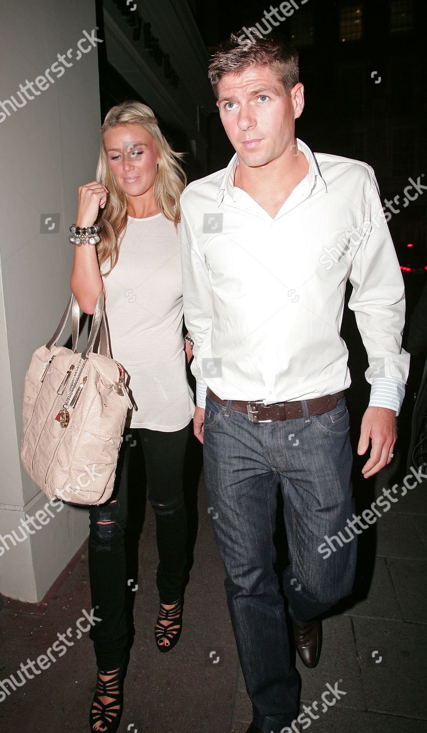 Alex Curran Steven Gerrard Editorial Stock Photo - Stock Image ...