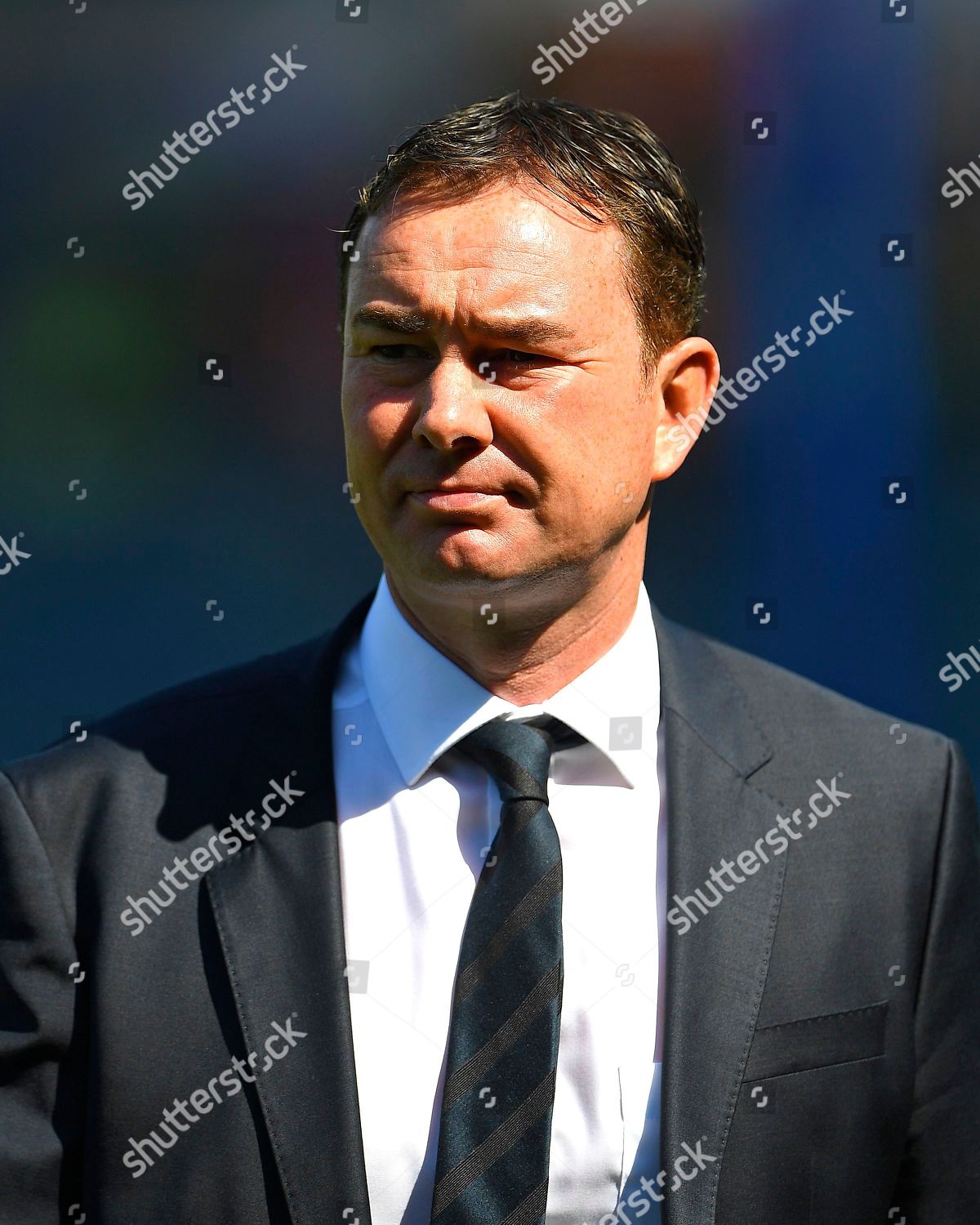 Plymouth Argyle Manager Derek Adams During Editorial Stock Photo ...