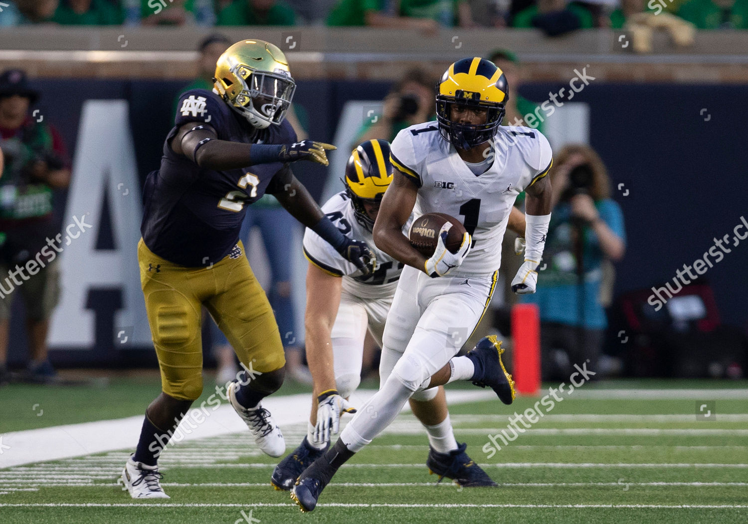 Michigan Defensive Back Ambry Thomas 1 Editorial Stock Photo - Stock ...