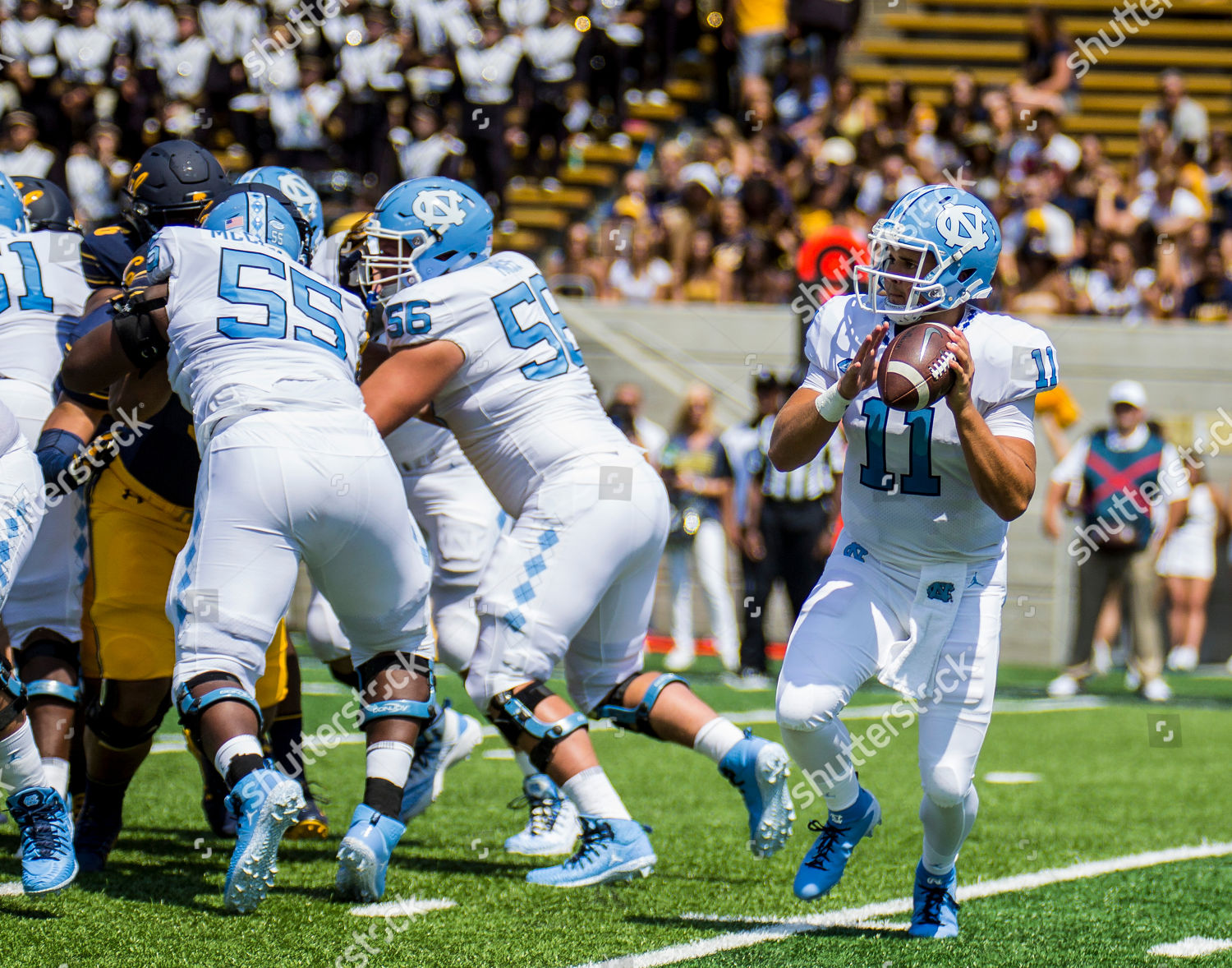 Berkeley Ca Usa North Carolina Quarterback Editorial Stock Photo ...