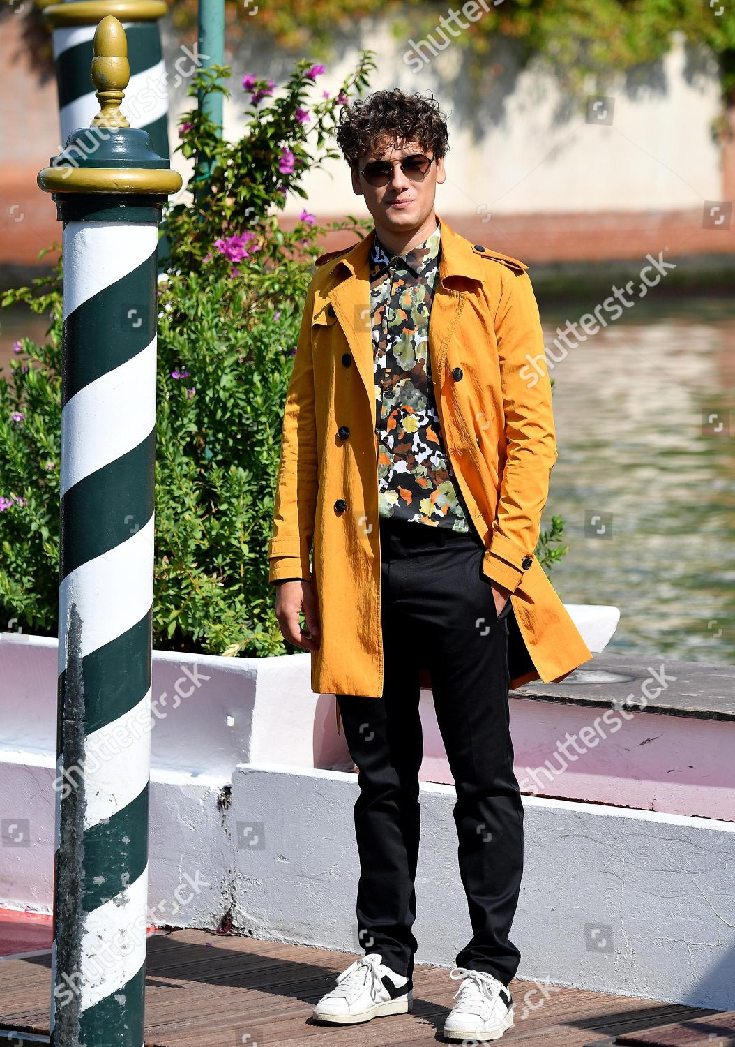 Italian Actor Romano Reggiani Arrives Lido Editorial Stock Photo ...