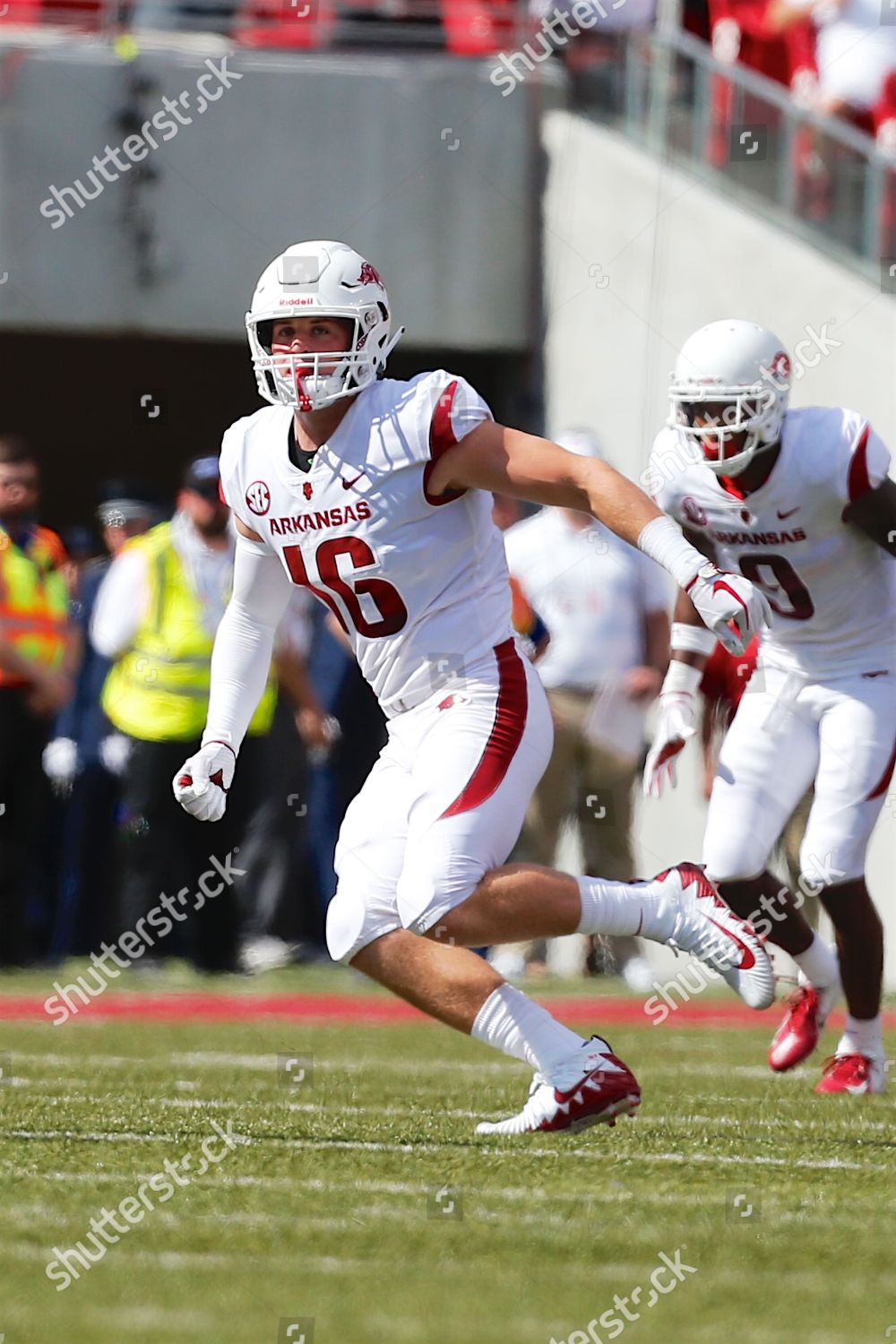 Razorback Linebacker Bumper Pool 16 Moves Editorial Stock Photo - Stock ...