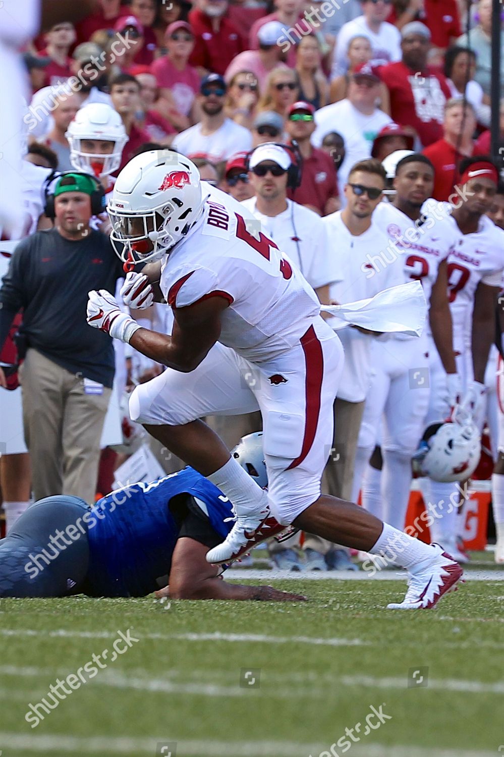 Rakeem Boyd 5 Razorback Running Back Editorial Stock Photo - Stock ...