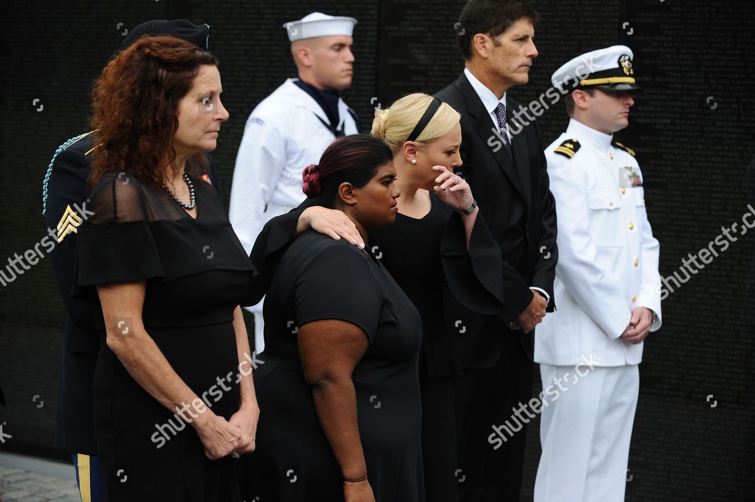 Bridget Mccain Meghan Mccain Hug While Editorial Stock Photo - Stock ...