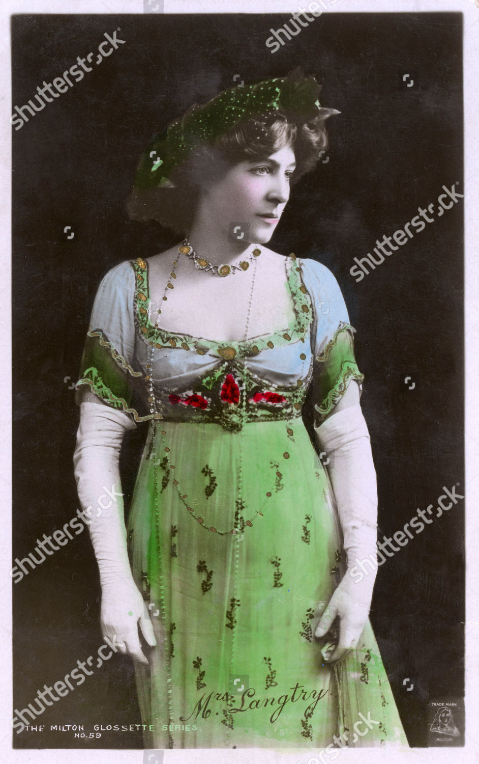 Portrait Mrs Lillie Langtry 18521929 Born Editorial Stock Photo - Stock ...