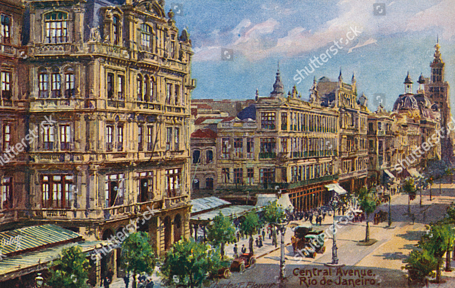 Central Avenue Rio De Janeiro Brazil Editorial Stock Photo - Stock ...