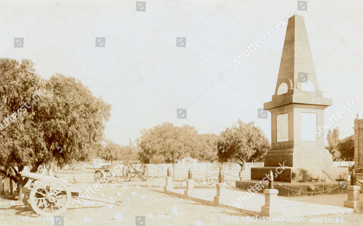Siege Obelisk War Memorial Mafeking Mahikeng Editorial Stock Photo ...