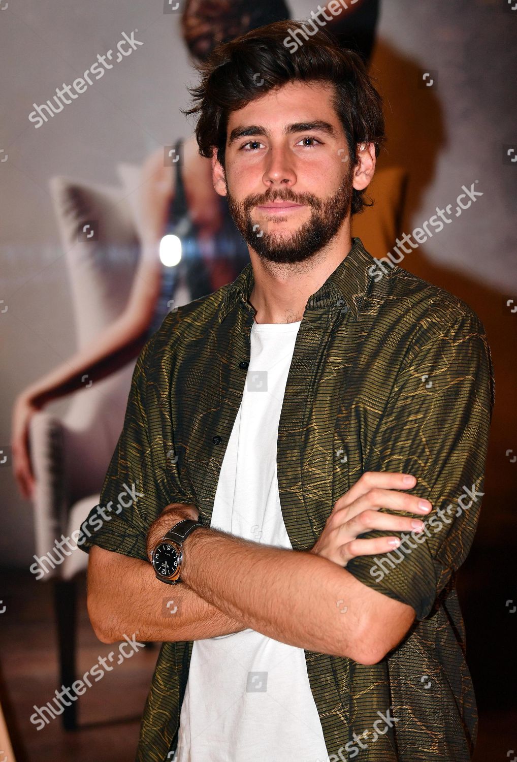 Spanishgerman Singer Alvaro Soler Poses During Editorial Stock Photo ...