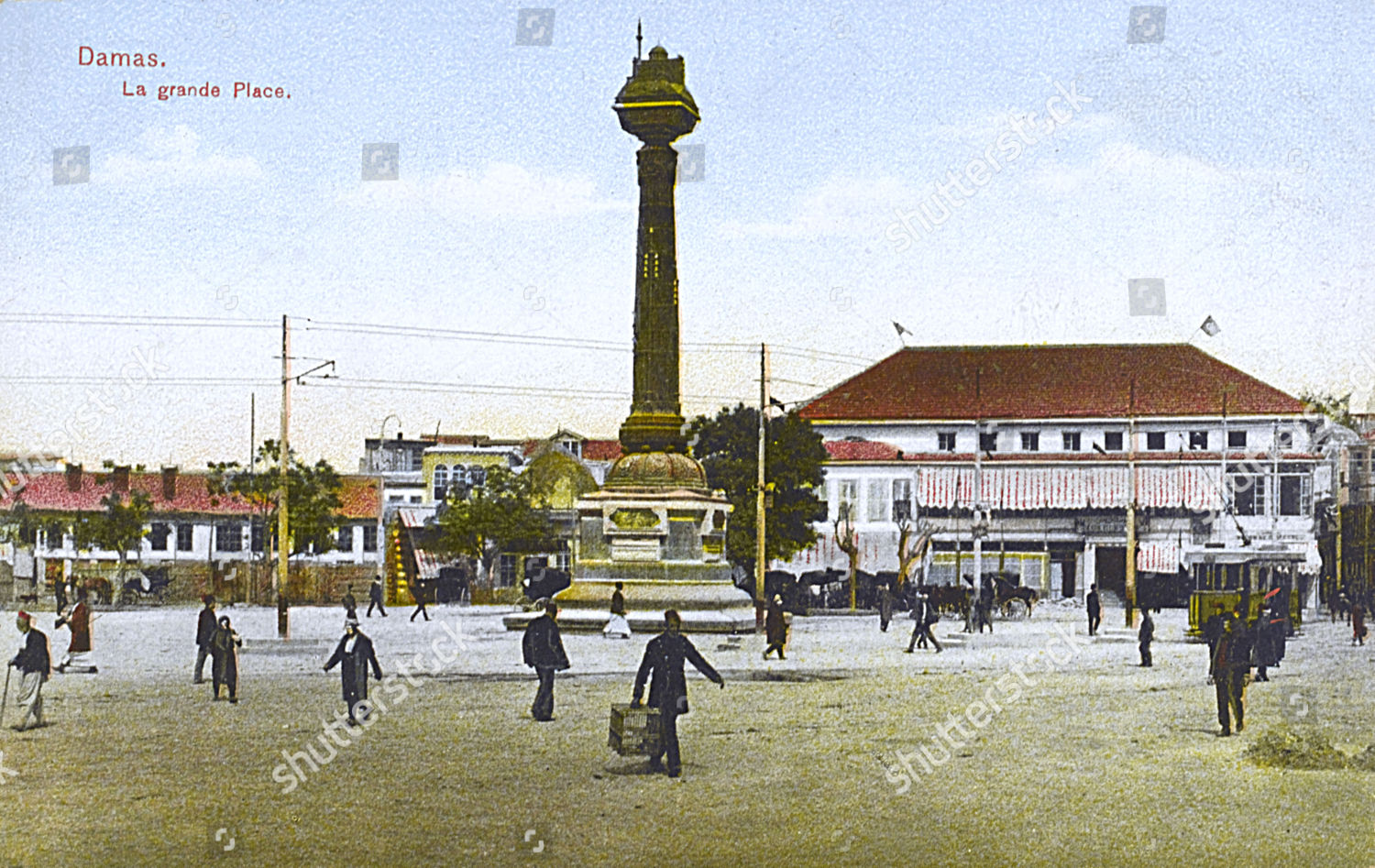 Column Marjeh Square Damascus Syria This Editorial Stock Photo - Stock ...