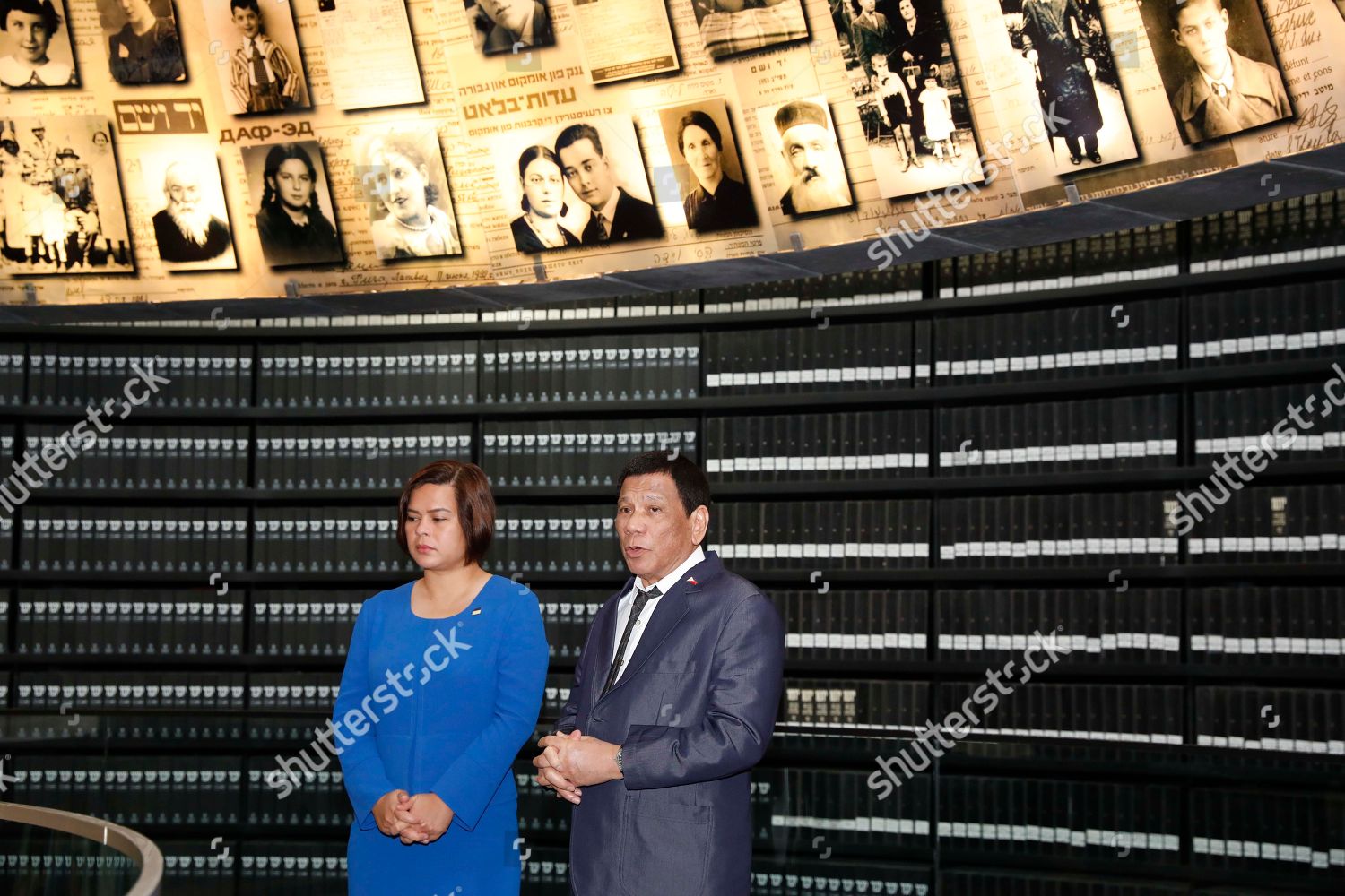 Philippine President Rodrigo Duterte His Daughter Editorial Stock Photo ...