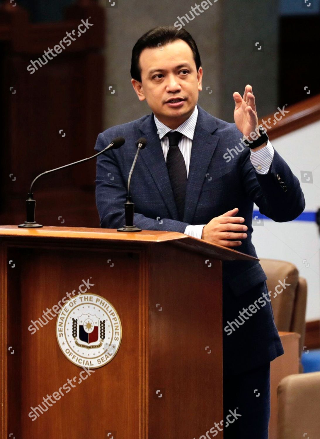 Philippine Senator Antonio Trillanes Iv Former Editorial Stock Photo ...