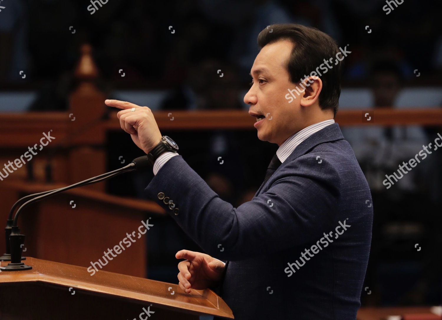 Philippine Senator Antonio Trillanes Iv Former Editorial Stock Photo ...