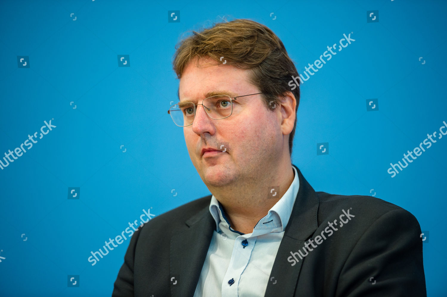 Bernd Stegemann Autor Dramaturge During Founding Editorial Stock Photo ...