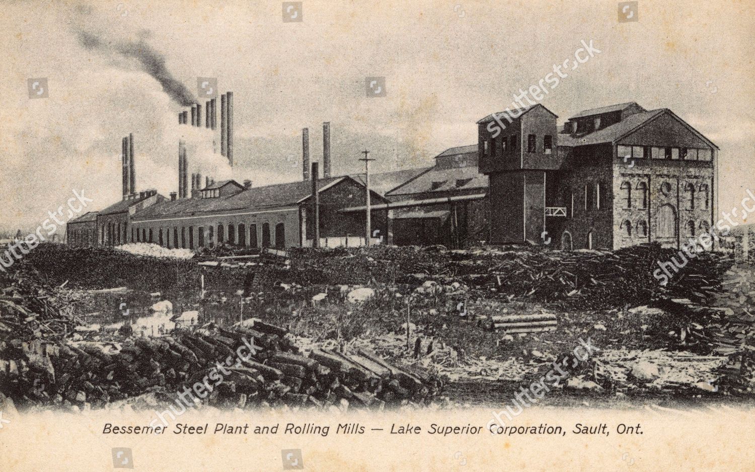 Bessemer Steel Plant Rolling Mills Lake Editorial Stock Photo - Stock ...