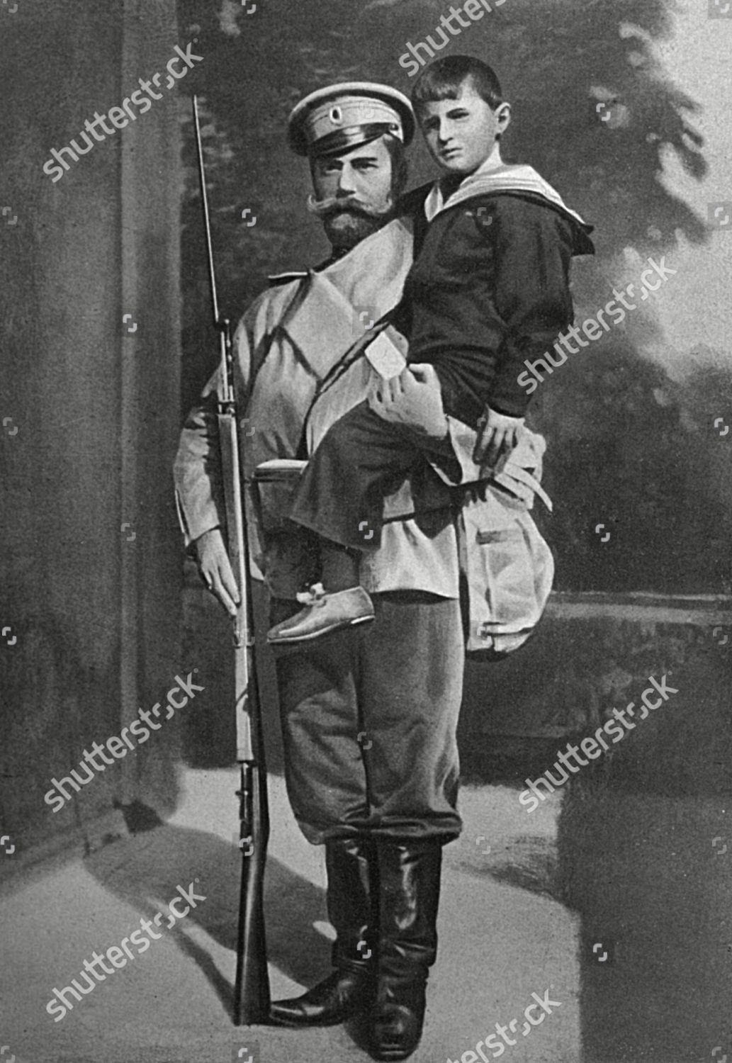 Tsar Nicholas Ii 18681918 Military Attire Editorial Stock Photo - Stock ...