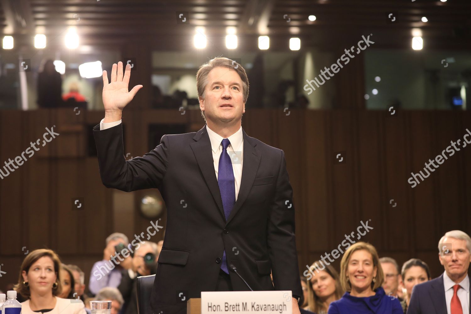 Circuit Judge Brett Kavanaugh Sworn During Editorial Stock Photo ...
