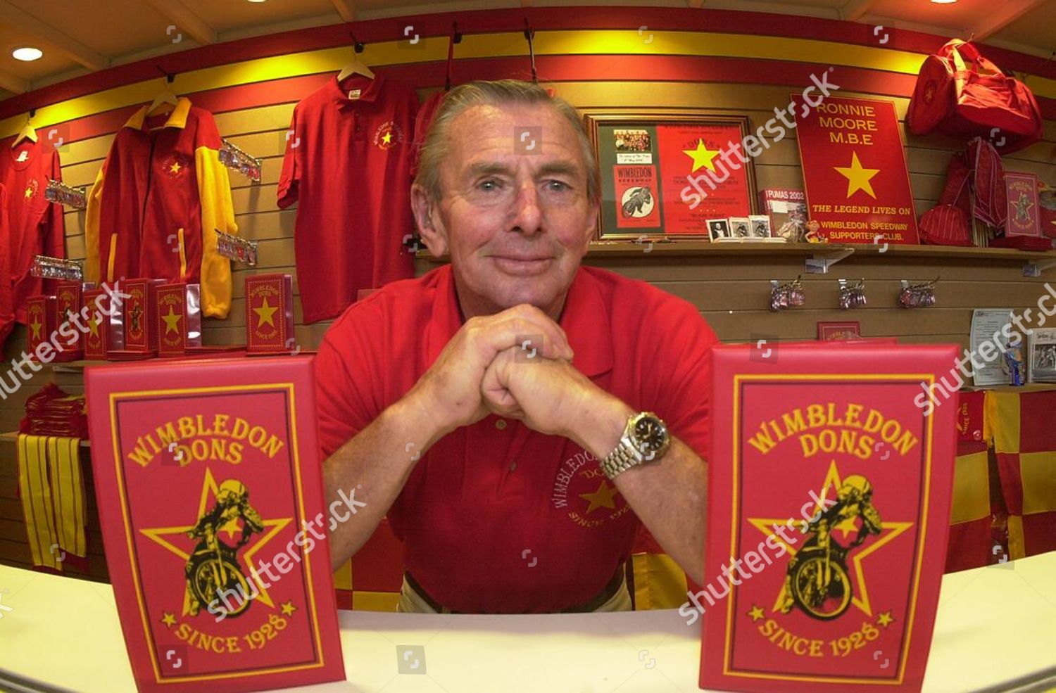 Speedway Legend Ronnie Moore Wimbledon Speedway Editorial Stock Photo ...