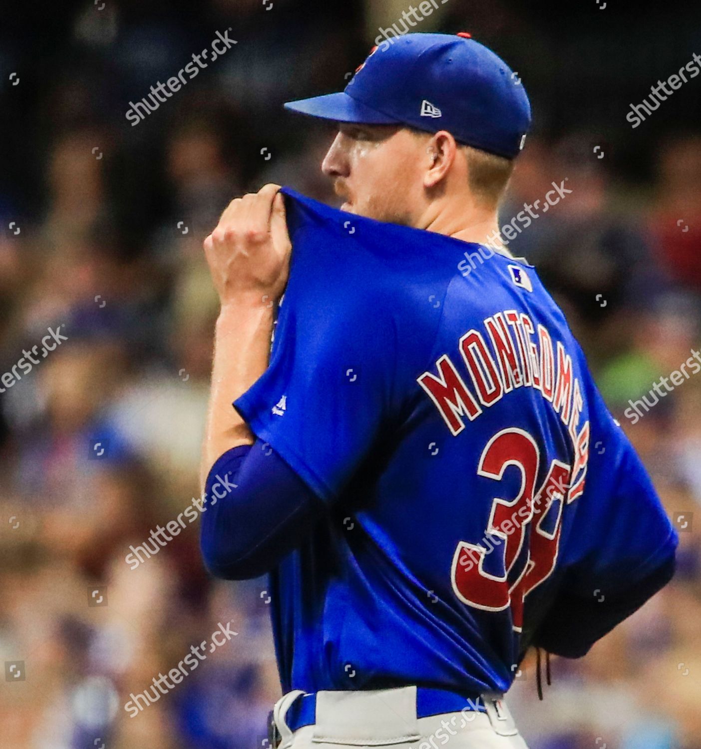Chicago Cubs Starting Pitcher Mike Montgomery Editorial Stock Photo ...