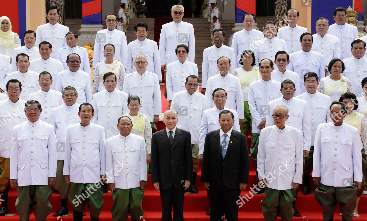 Cambodian King Norodom Sihamoni C Poses Editorial Stock Photo - Stock ...