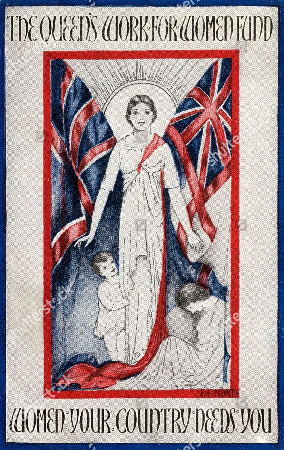 After Outbreak Ww1 Many Women Textile Editorial Stock Photo - Stock ...