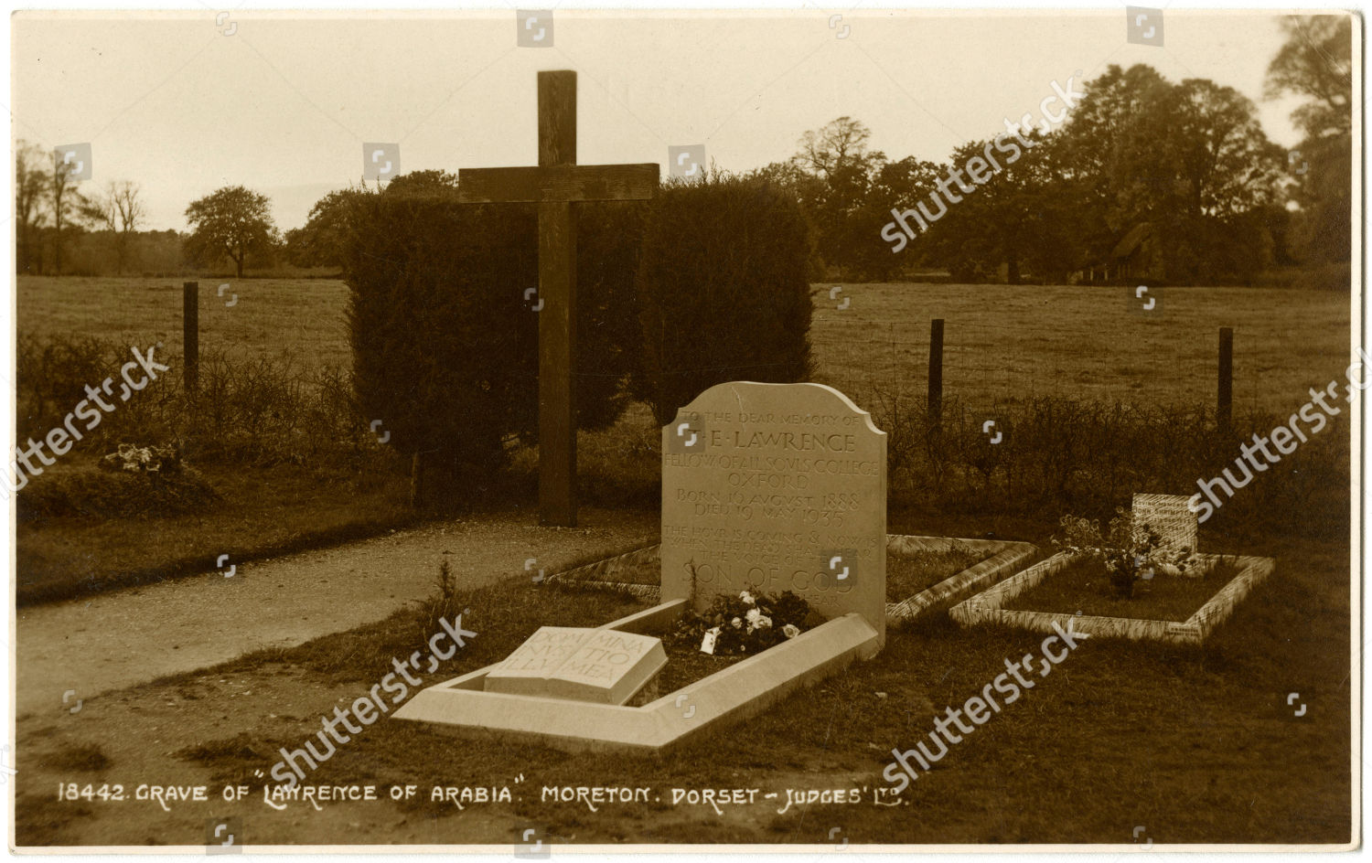 Grave Lieutenant Colonel Thomas Edward Lawrence Editorial Stock Photo ...