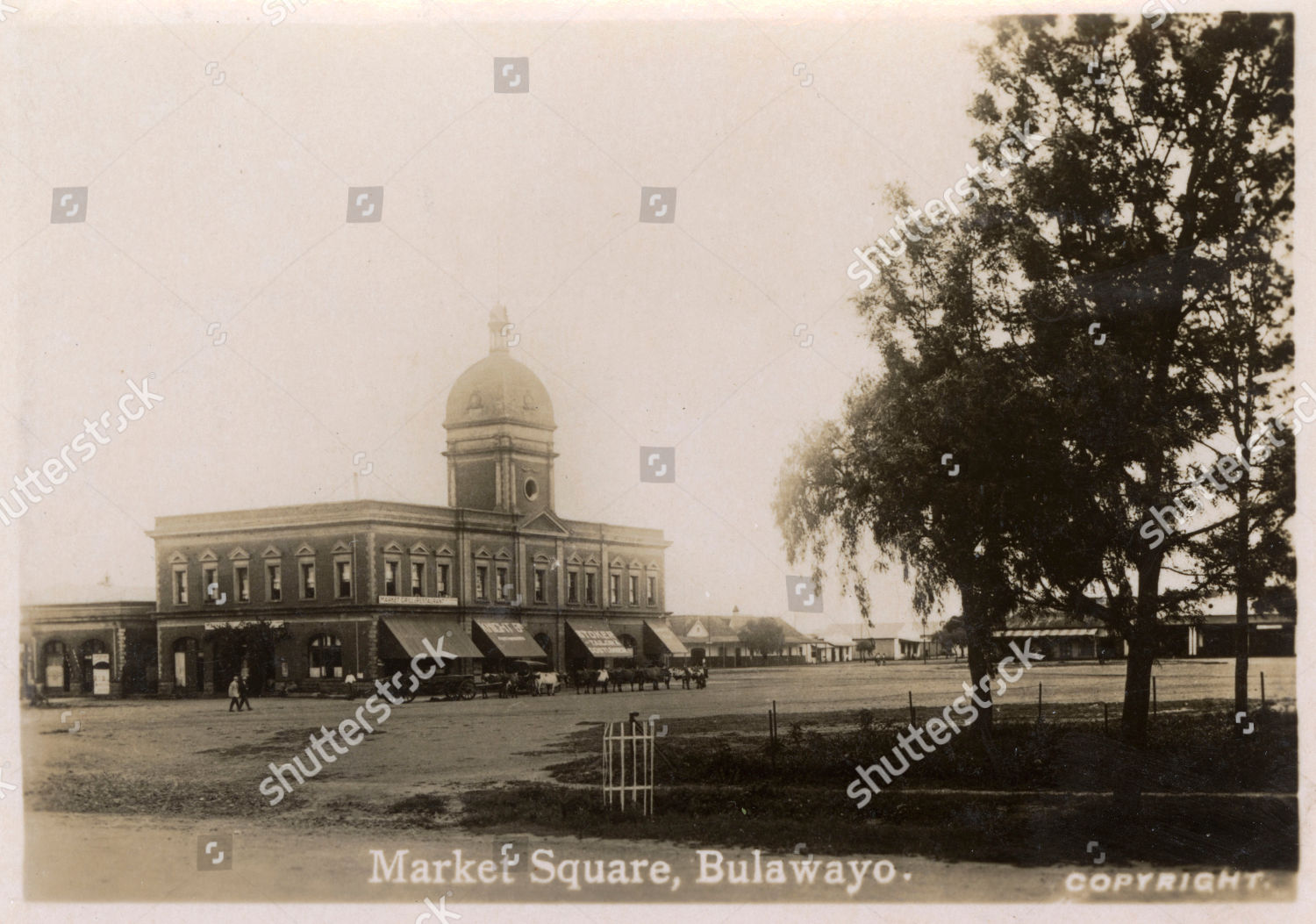 Market Square Bulawayo Southern Rhodesia Now Editorial Stock Photo ...
