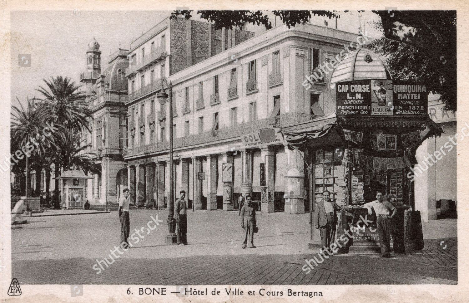 Town Hall Cours Bertagna Bone Annaba Editorial Stock Photo - Stock ...