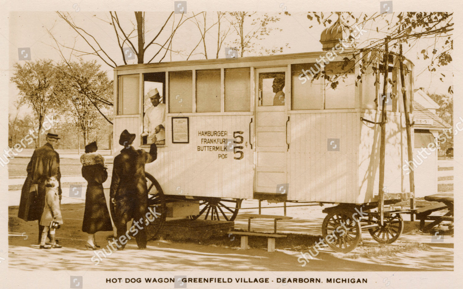 Hot Dog Wagon Greenfield Village Dearborn Editorial Stock Photo - Stock ...