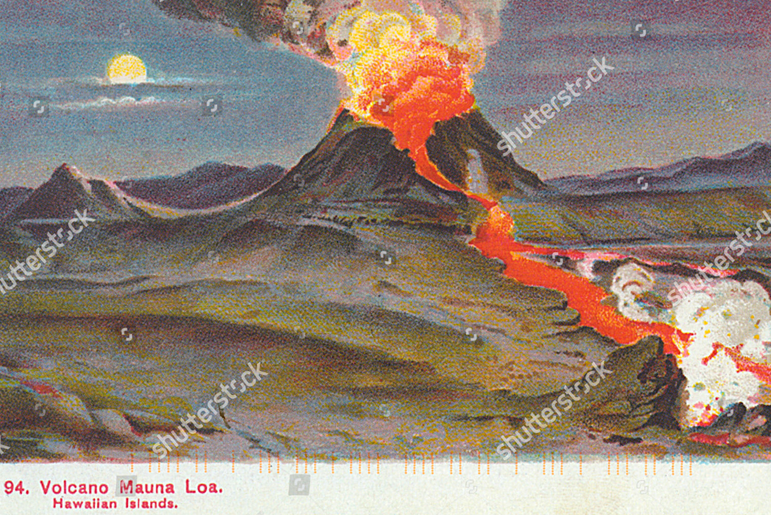 Mauna Loa Volcano Hawaiian Islands Usa Editorial Stock Photo - Stock ...